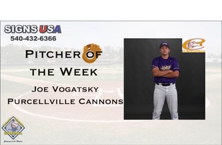 Vogatsky Named USA Signs Pitcher of the Week – All Things Valley League